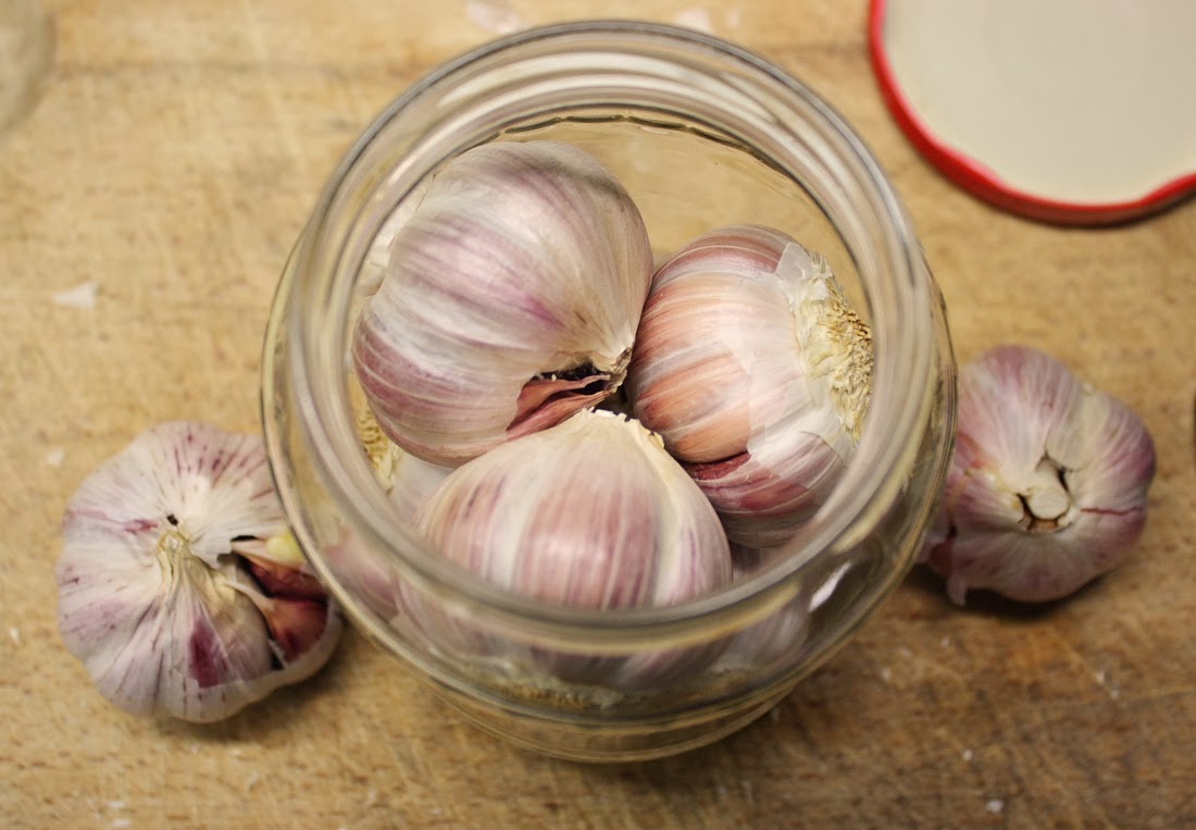 Reflections: Three ways to preserve your cloves : garlic tsukemono.