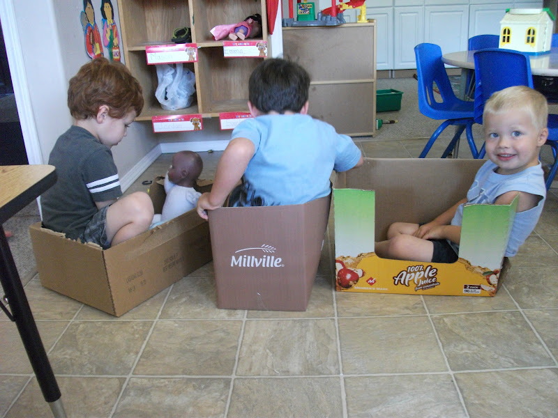 Little Foxes Childcare/Preschool: BOXES BOXES BOXES