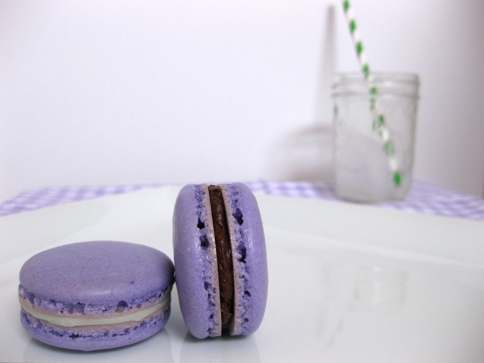 Lavender and Mexican Chocolate Macarons | Mac Lab