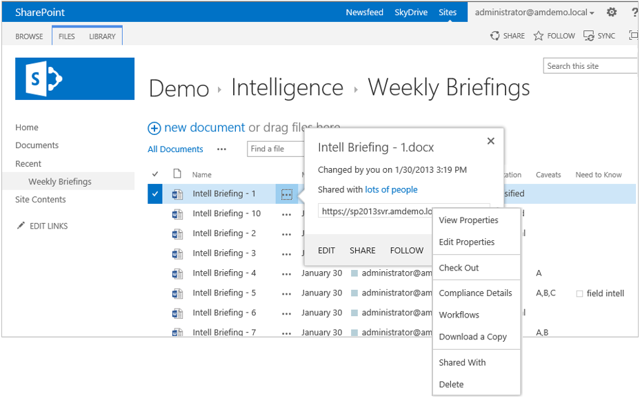 TrustSharePoint: SharePoint 2013 Encouraging Users to Share More