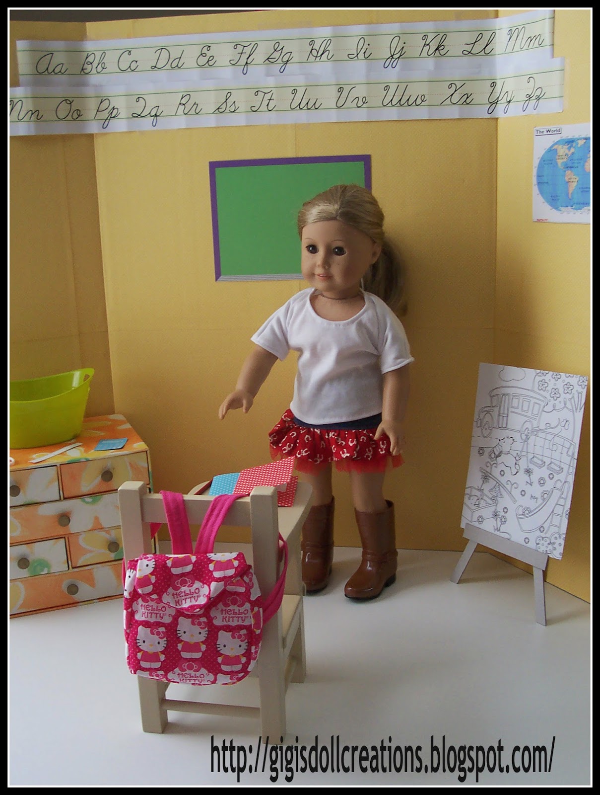 GiGi's Doll and Craft Creations: DIY Tutorial 18 inch doll Pencils and ...