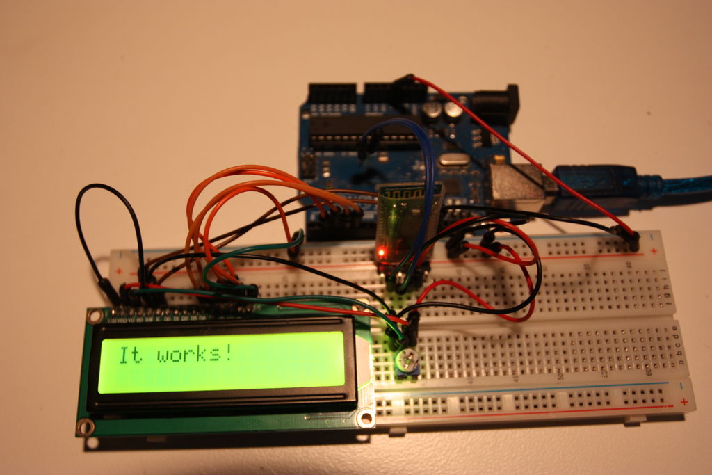 Arduino Thermometer Arduino Bluetooth Remote Using Lcd Display 8704
