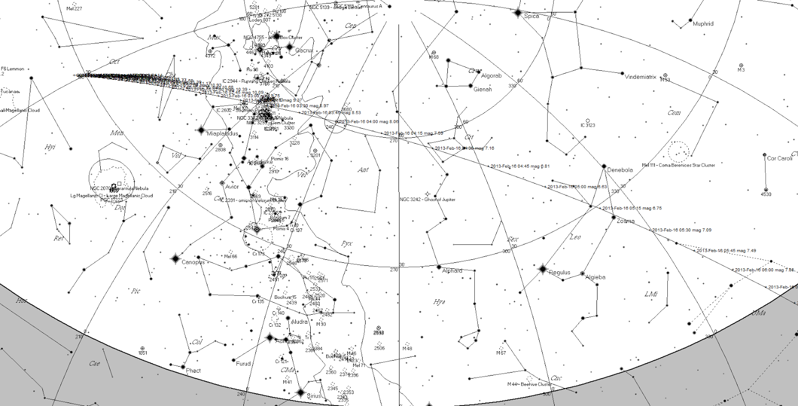 Astroblog: Binocular Map of 2012 DA14