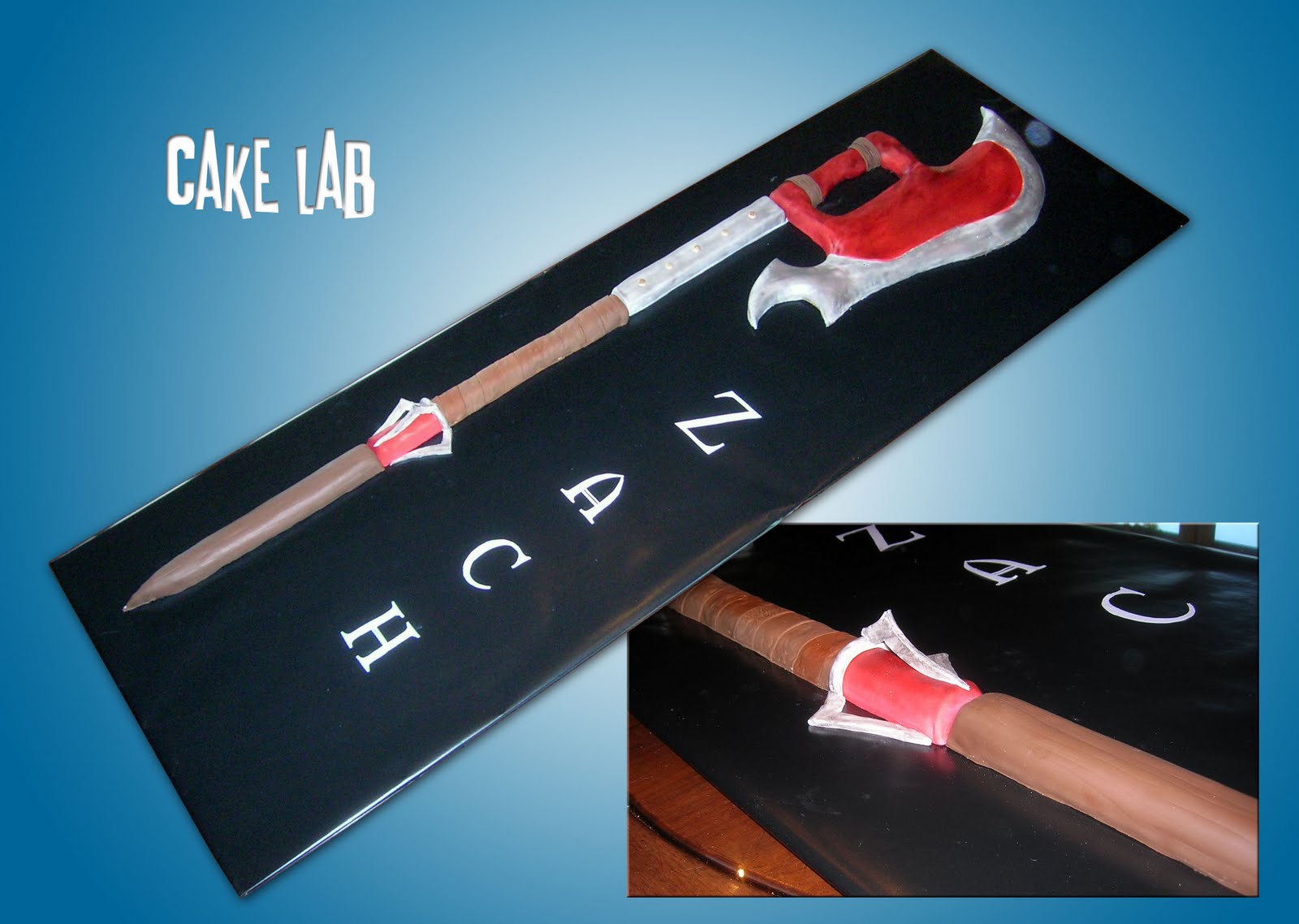 ZacO Cakes: Buffy TVS Slayer's Scythe Cake