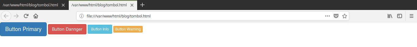 Bootstrap : Mengatur tampilan button dan mengatur ukuran button dengan ...