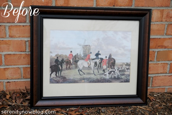 Serenity Now: Quick Picture Frame Update (Home Decor)