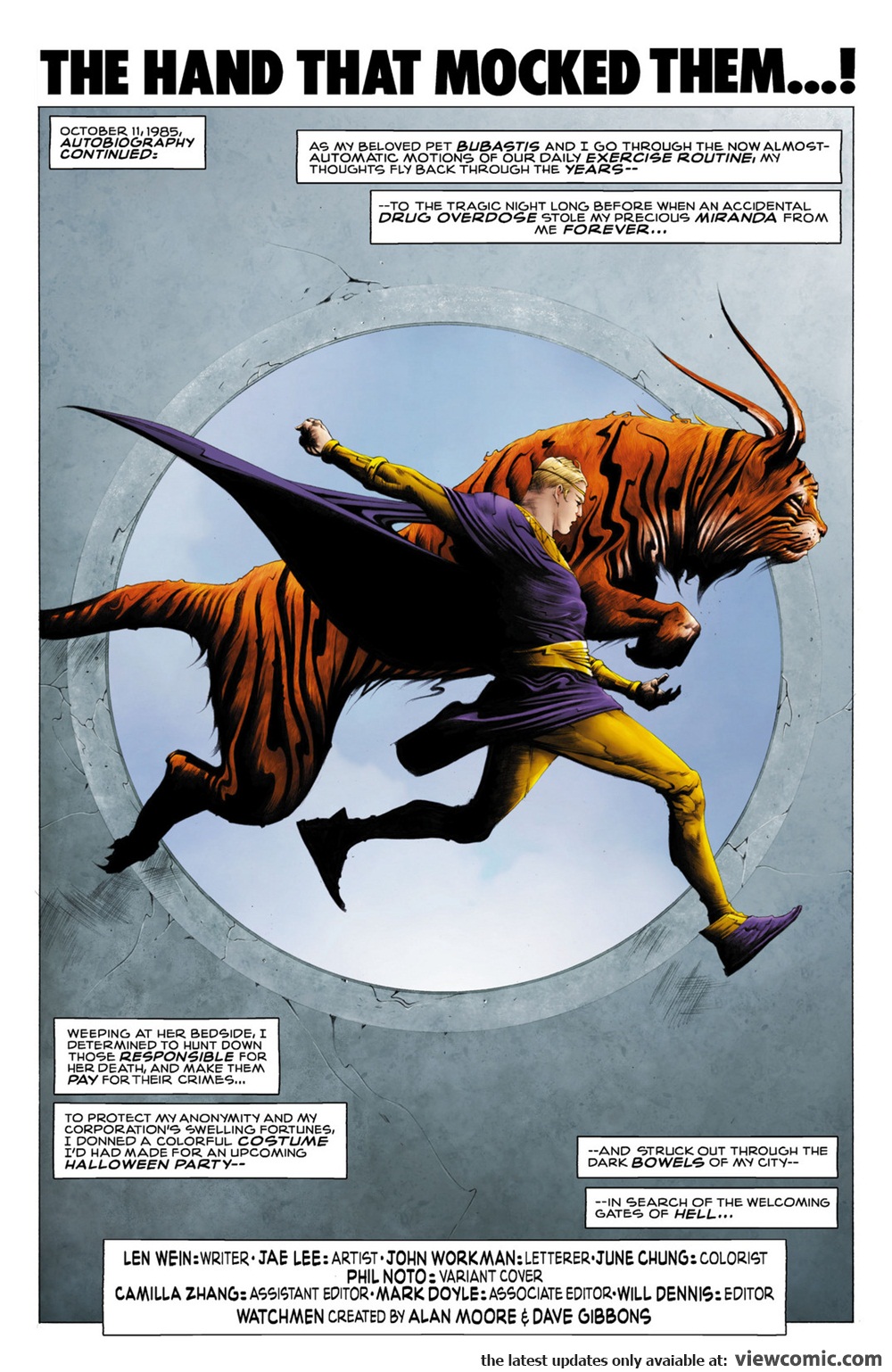 Watchmen Ozymandias Cat