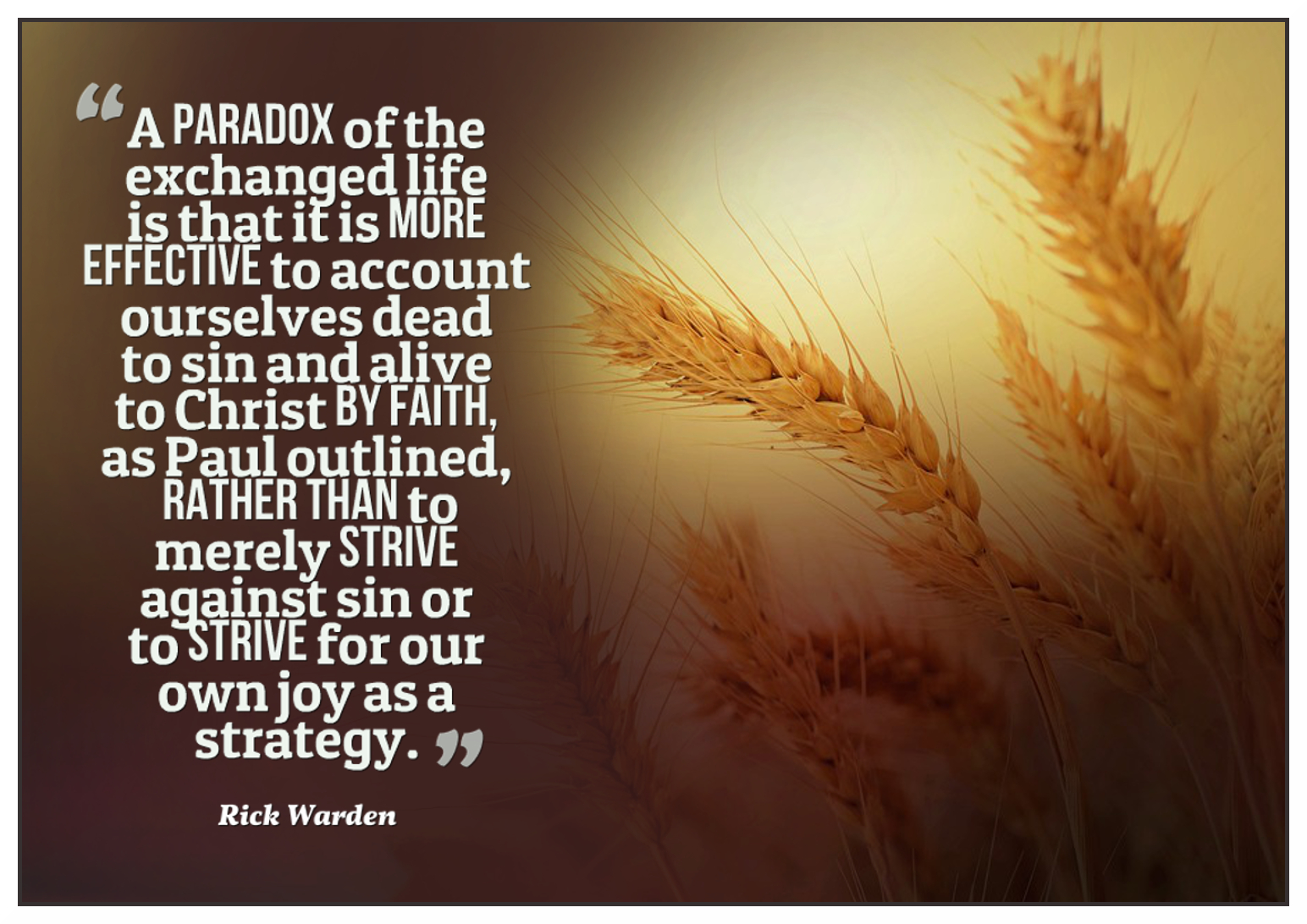 The Paradox of Happiness in Christ: Why Jesus is not a Christian Hedonist