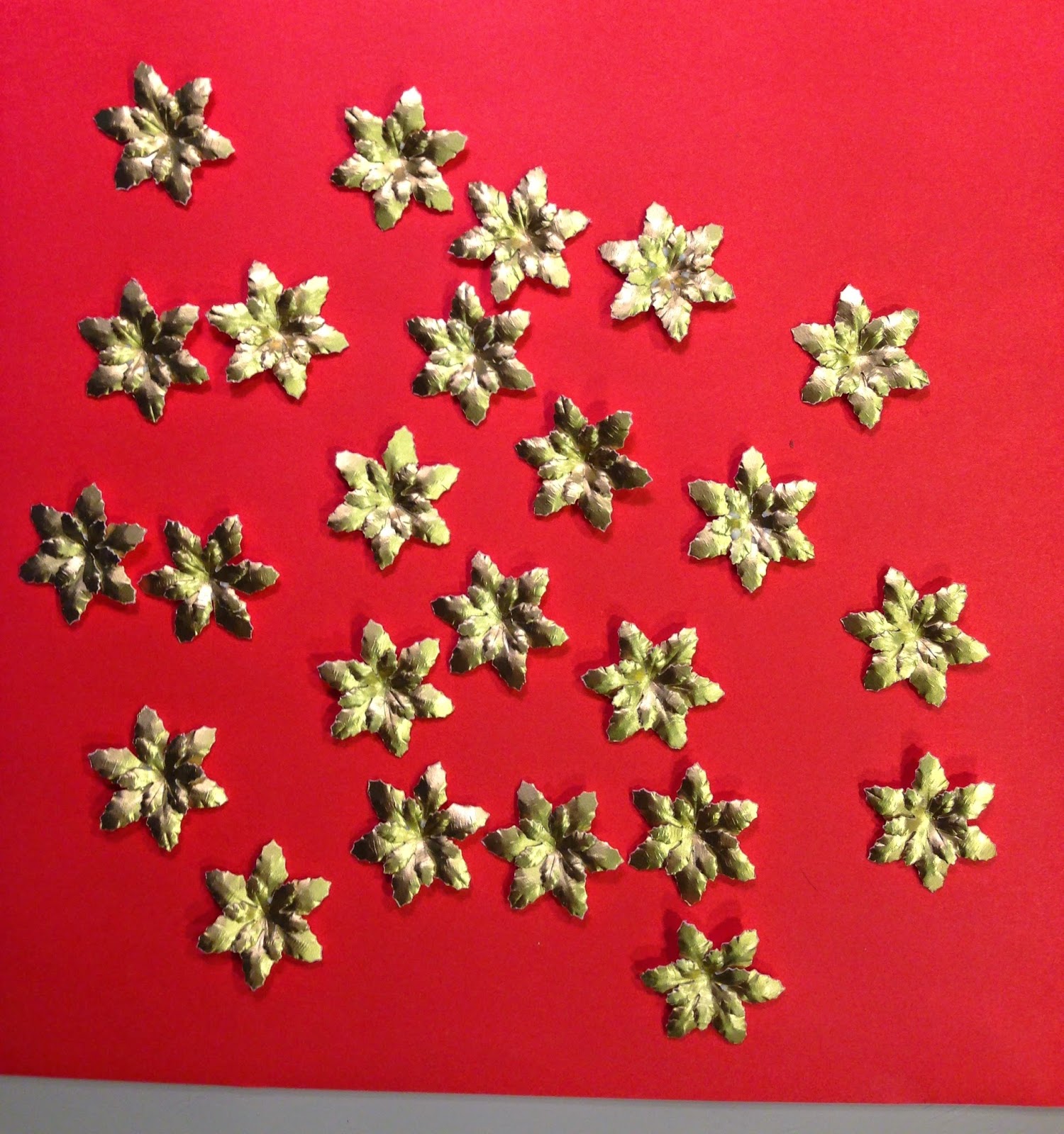 Heidis Kreative Team Huleboer: Jule stjerner til ophæng.