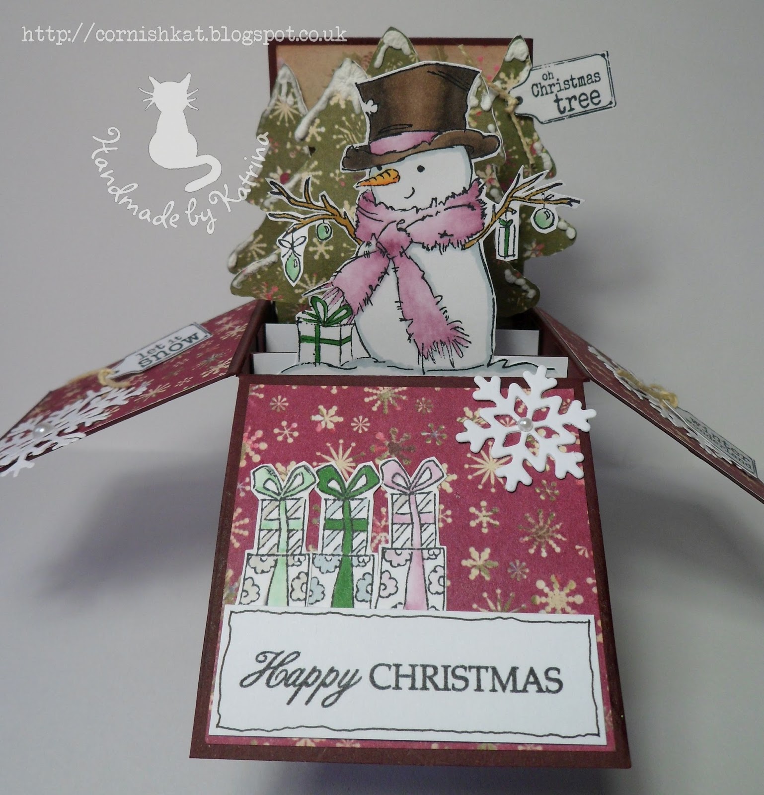 Katrina's Crafting Blog: Winter Wonderland Pop-up Box