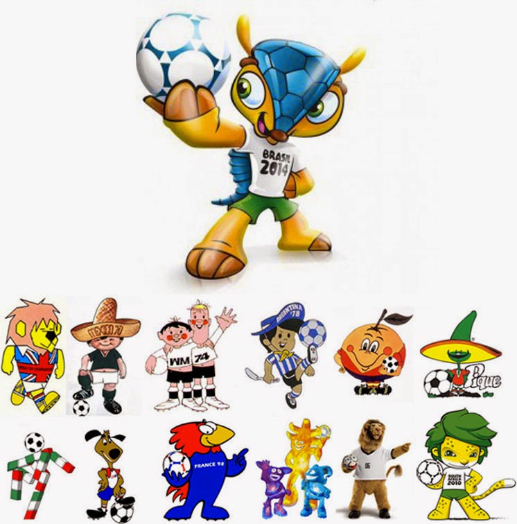 15 Maskot Piala Dunia FiFA World Cup Dari Tahun 1966 - Sekarang