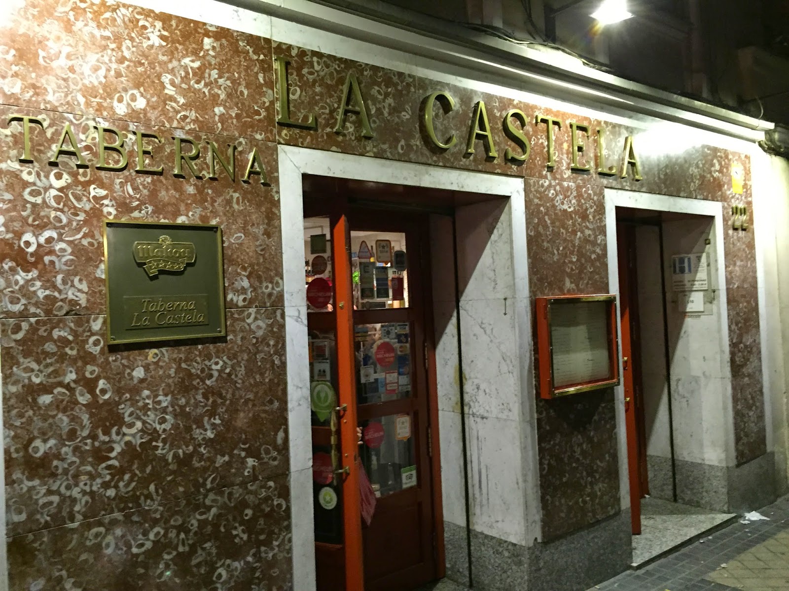 De Restaurantes RC...: La Castela, C/ Doctor Castelo nº22, Madrid.