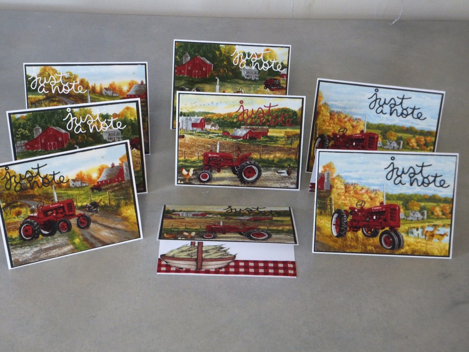 Farmhouse Memories: Tractor Cards and Club