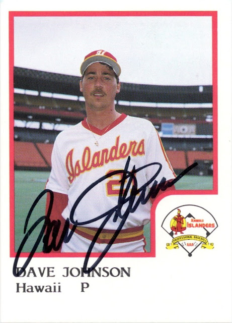 1986 PROCARDS PROJECT: DAVE JOHNSON
