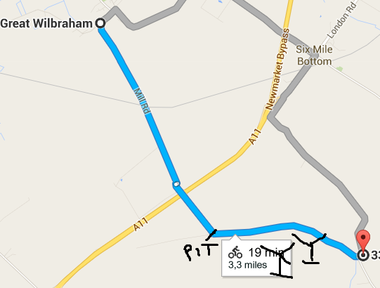 Pubs and Byways: Great Wilbraham to Wadlow Farm