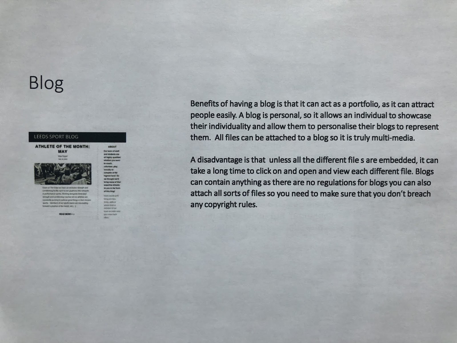 Unit 23 Personal Media Profile