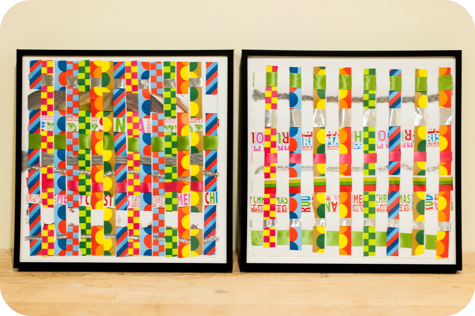 the wise hummingbird: 12 Days of Crafting: Hip Paper Weaving