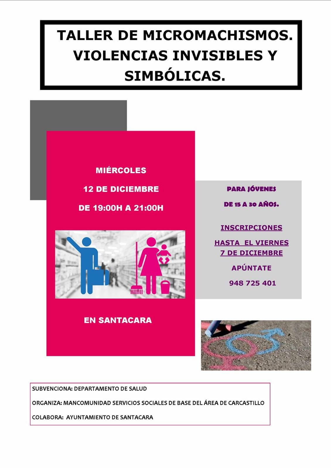 Gerinda Bai: TALLER DE MICROMACHISMOS EN SANTACARA