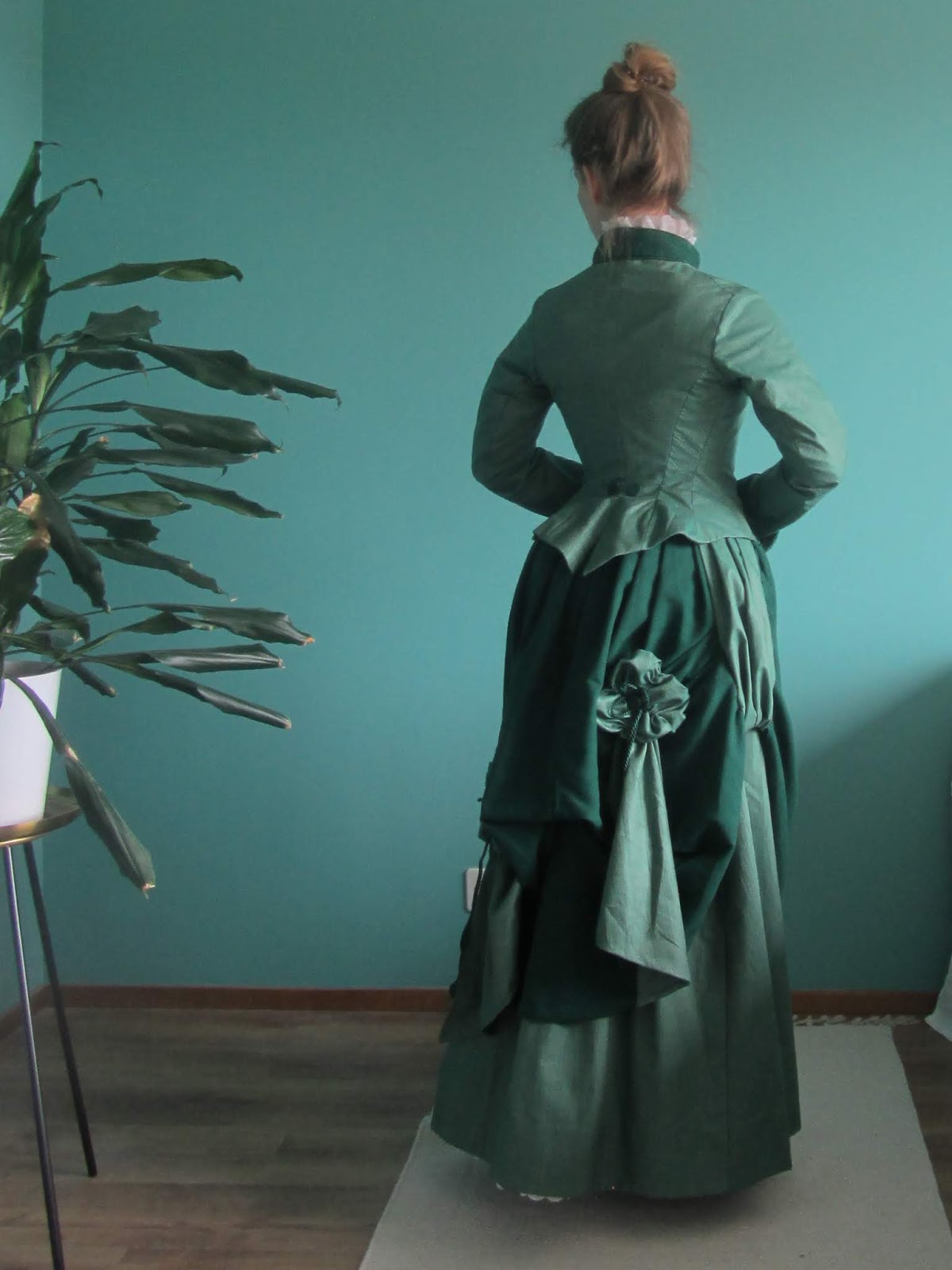The Shadow of My Hand: 1880s natural form walking suit