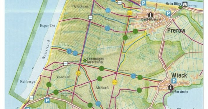 Wanderung im nördlichen Darß von Prerow nach Born über den Darßer Ort