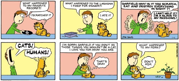 Teacher Bruno Gon: Garfield - Simple Past