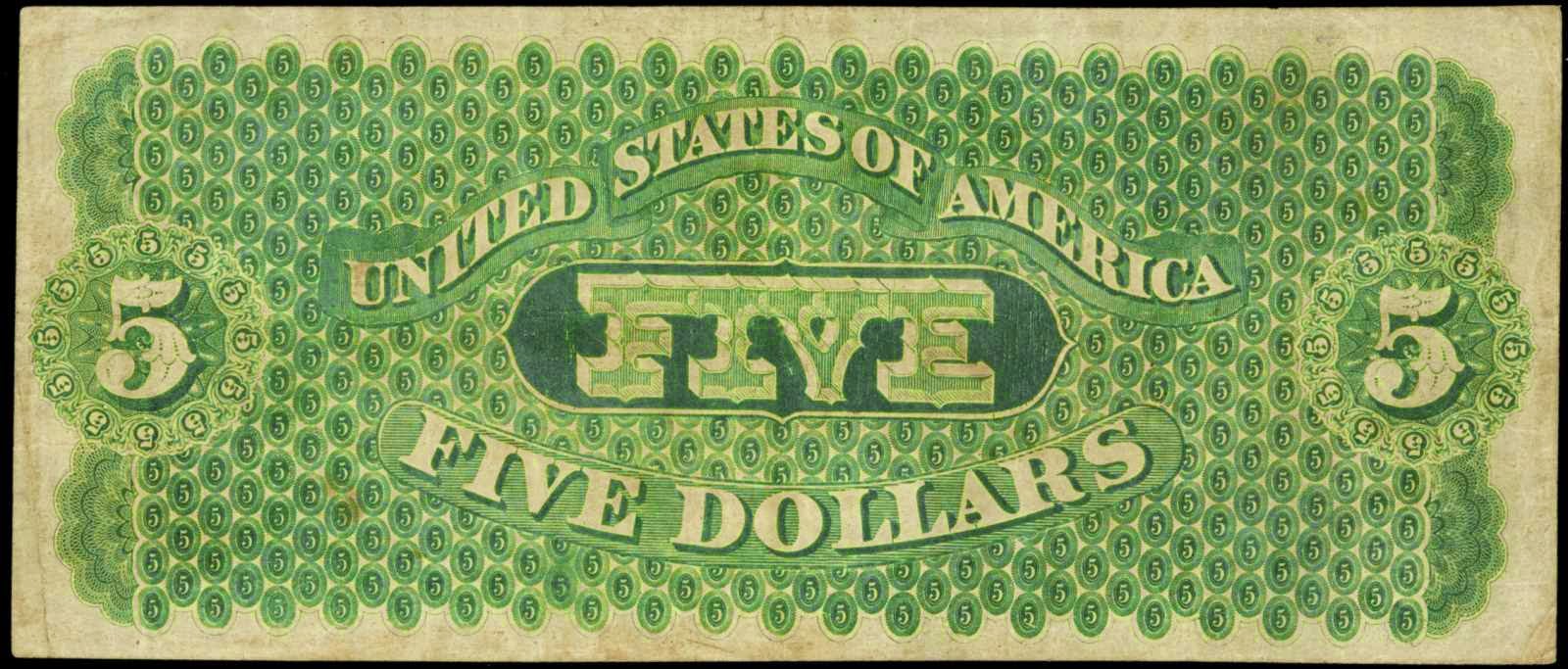 1861 Five Dollar Demand Note|World Banknotes & Coins Pictures | Old ...