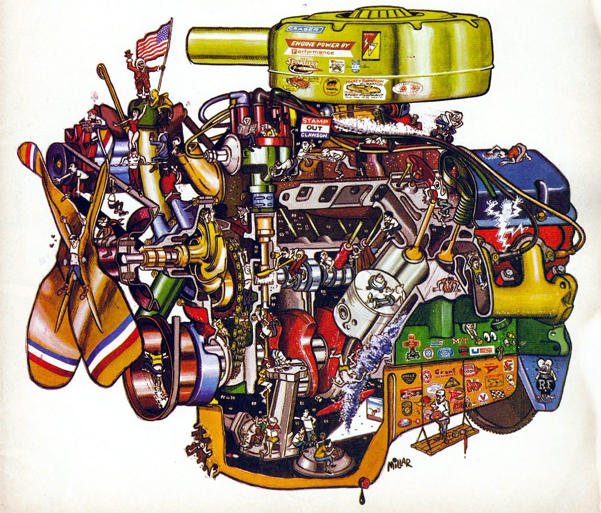 Just A Car Guy: Pete Millar's cut out drawing