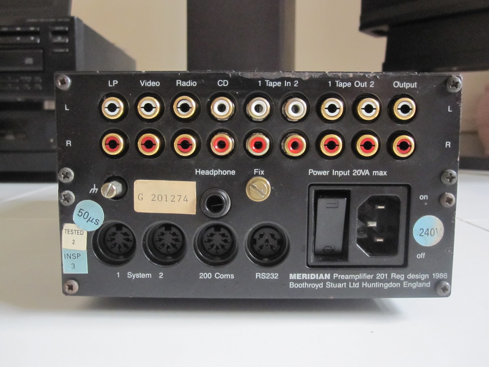 MyOldVintageHifi: Meridian 201