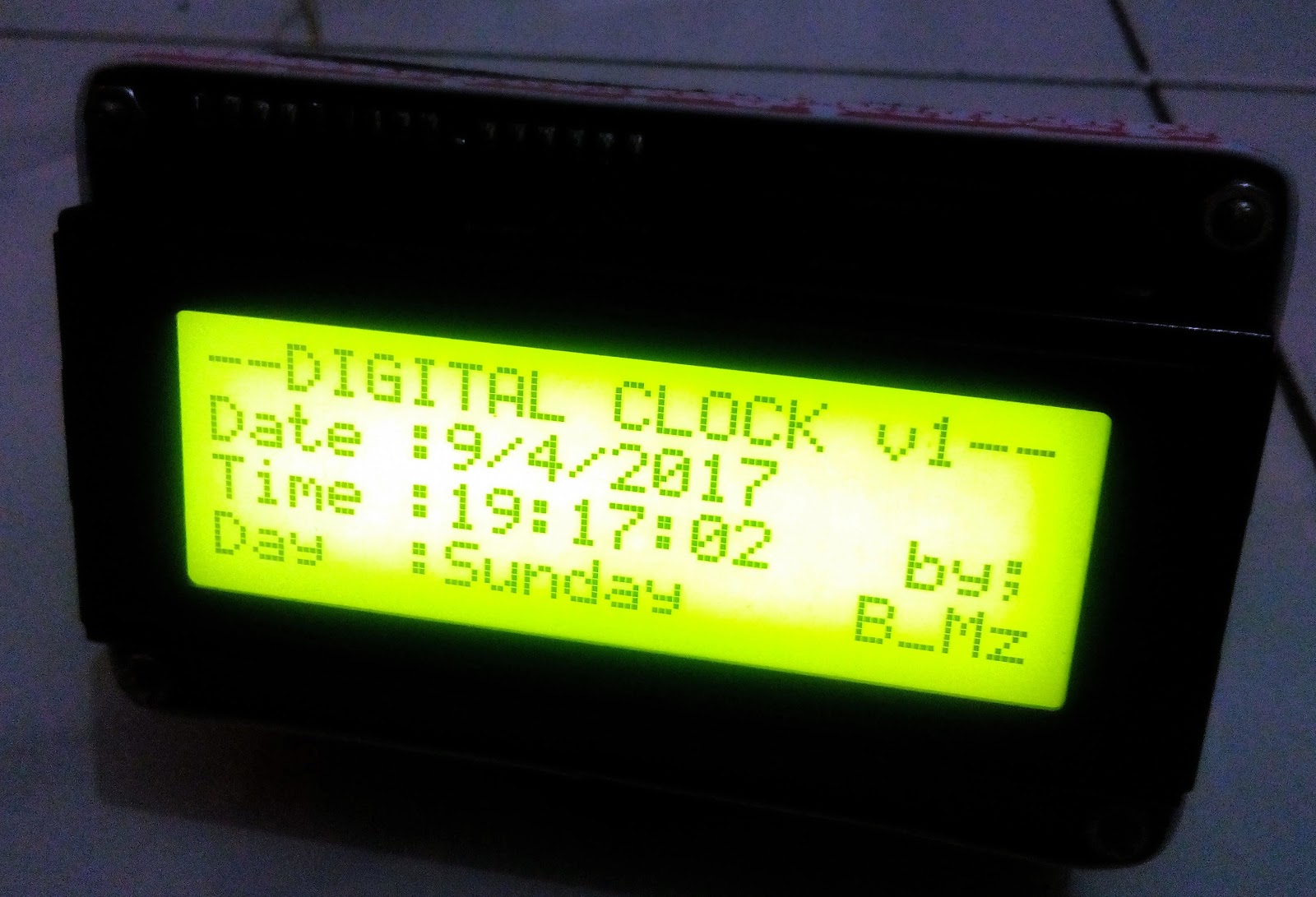 Jam Digital LCD 20x4 Arduino (Arduino Real Time Clock LCD 20x4 ...