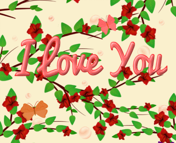 Cute I Love You Gifs With Hearts and Animals | Random Girly Graphics