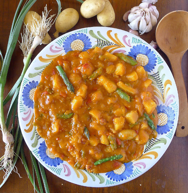 MY KITCHEN IN SPAIN: POTATOES, RAMPANT