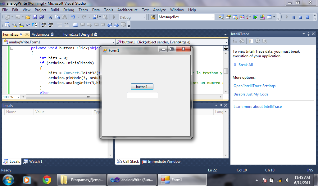 Progra, Mecatronica y mas: analog Write, C# y arduino Progra, Mecatronica y mas: analog Write, C# y arduino