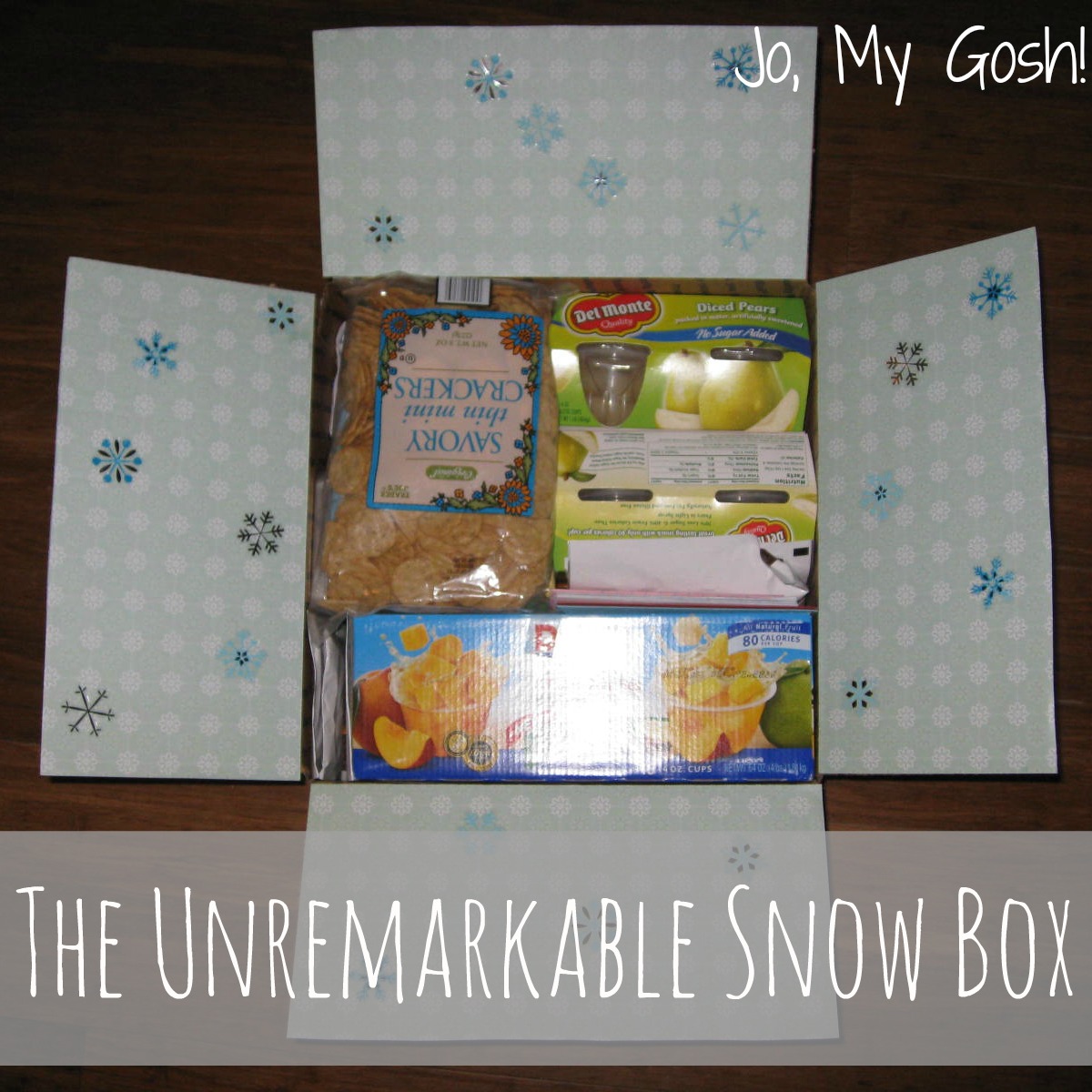 Jo, My Gosh!: Snow Creativity in this Box