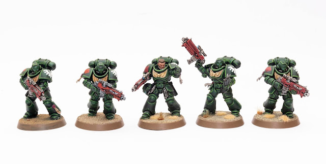 Showcase: Dark Angel Primaris Intercessors - Tale of Painters