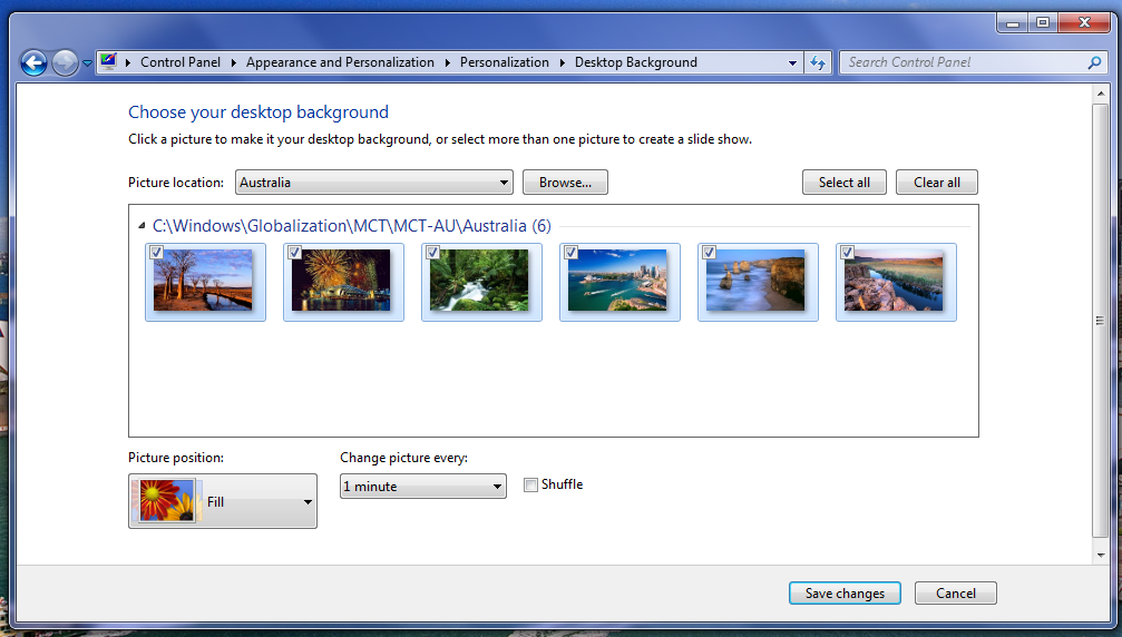 Use hidden themes and wallpapers in window7 ~ IT MARTIAL