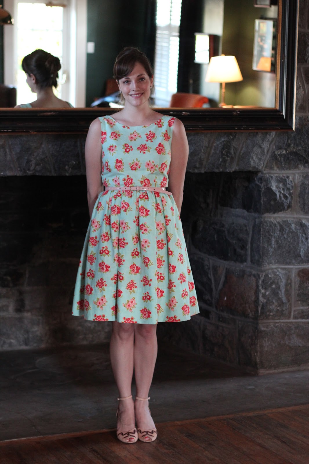 Sewin' Steady: Finished Project: Floral Wedding Guest Dress