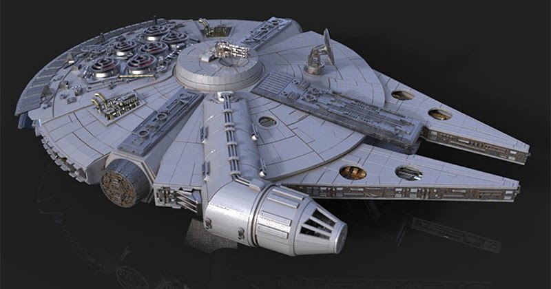 Millennium Falcon impressa em 3D | Aberto até de Madrugada