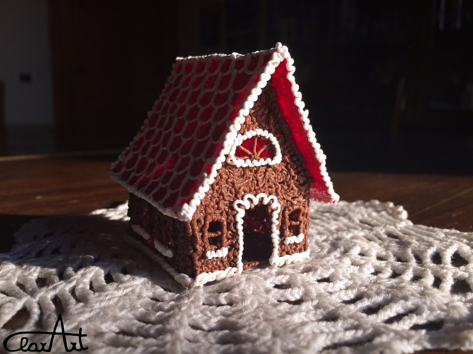 ClarArt - creations & ideas: 3D Pen GINGERBREAD HOUSE!