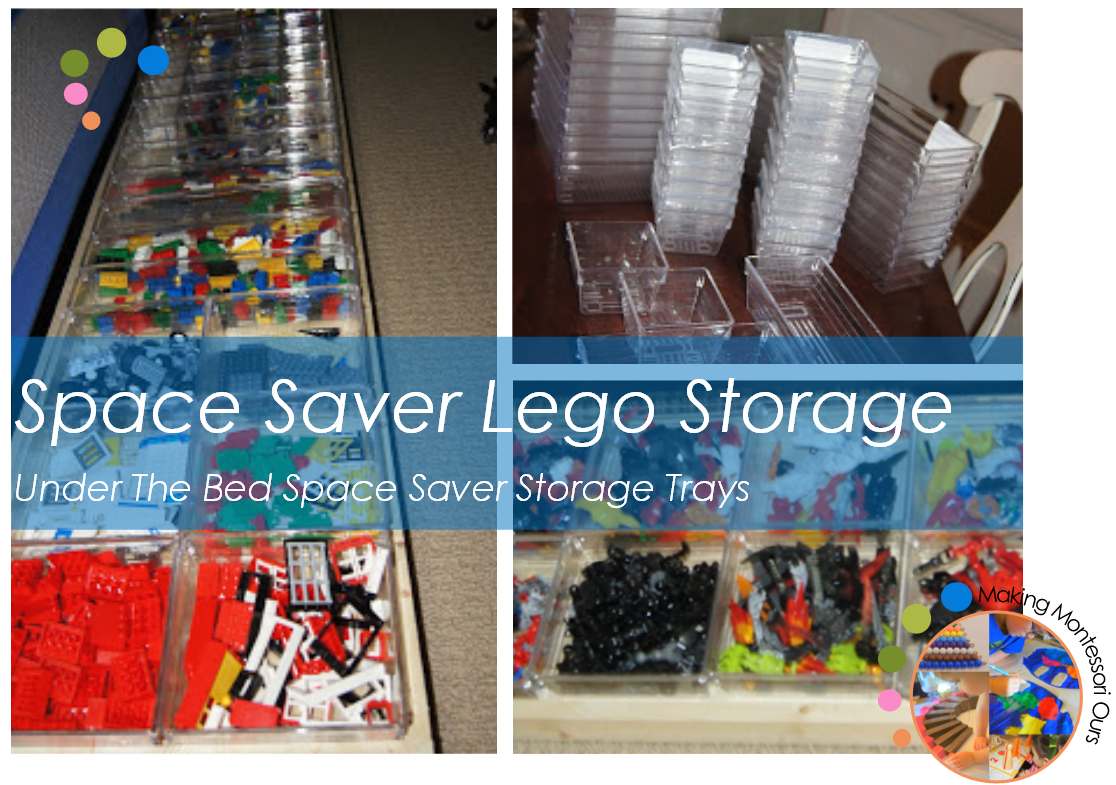 Space Saver Lego Storage, Under The Bed Storage Trays - "Making ...
