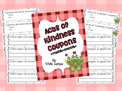 Classroom Freebies Too: Acts of Kindness Coupons