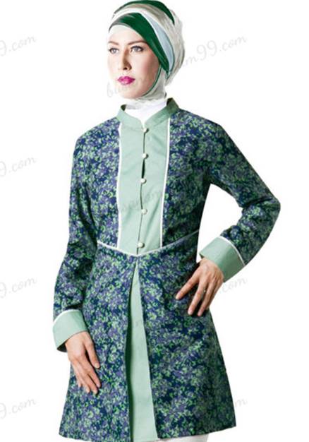 10 Model Atasan Batik Wanita Muslimah 2020