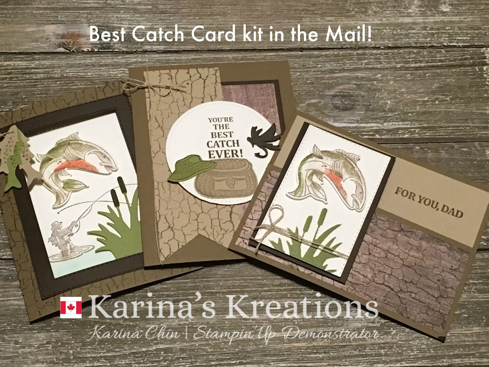 Best Catch Card Kit in the mail! - Karina Chin, Stampin' Up! Demonstrator