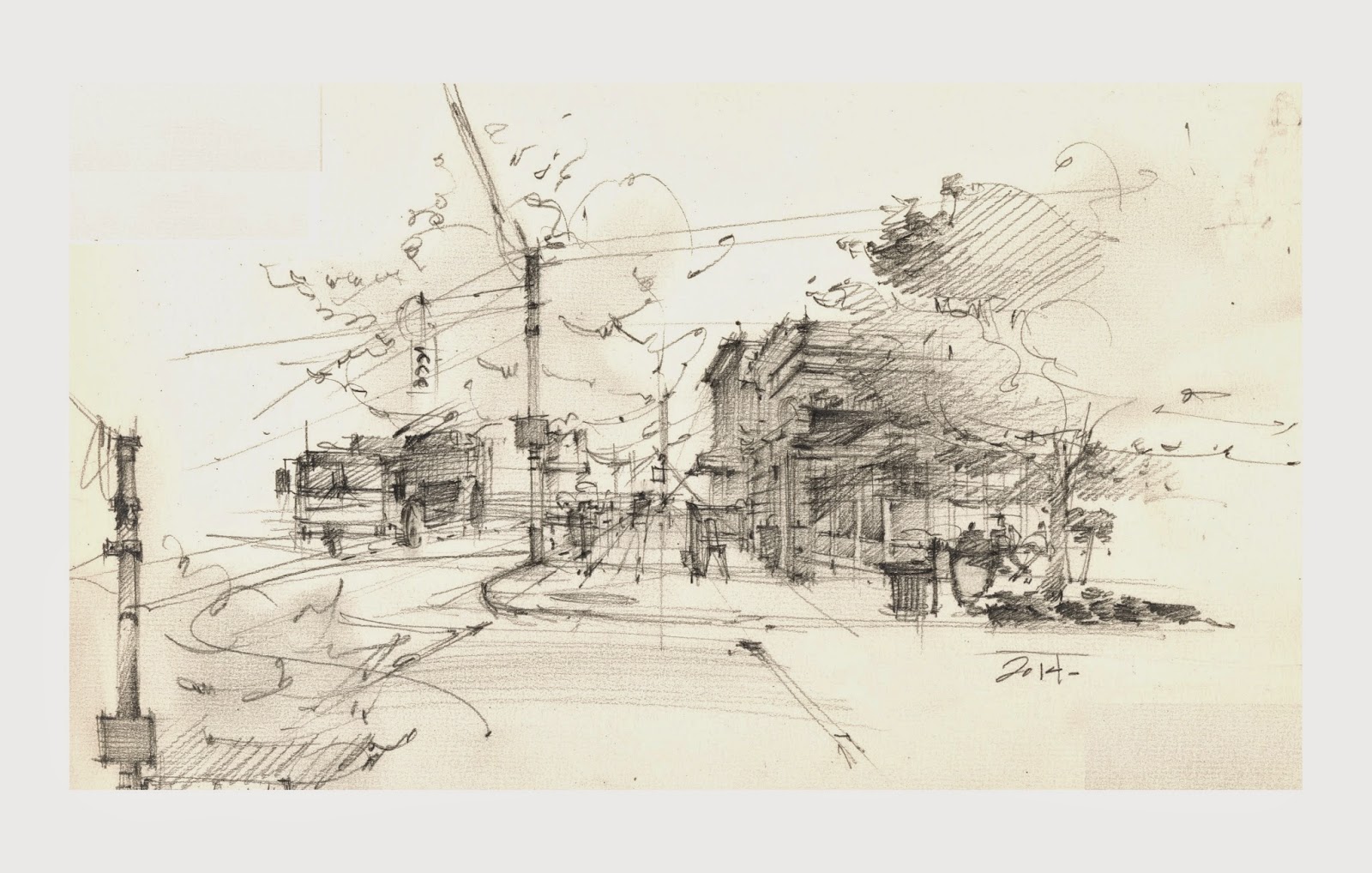 Urban Sketchers Seattle: rough draft