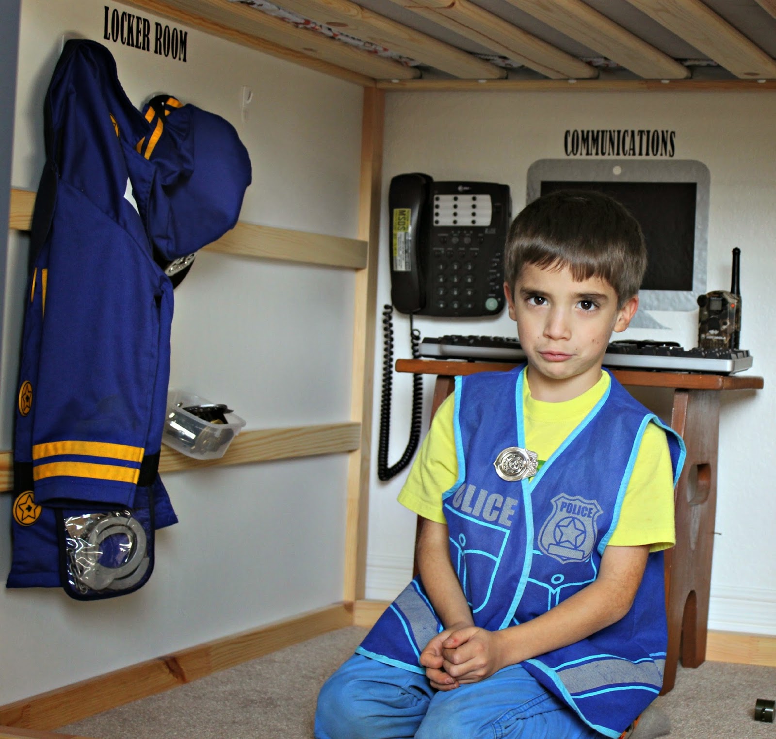 Kutz, Paper, Scissors: Police Station Loft Bed