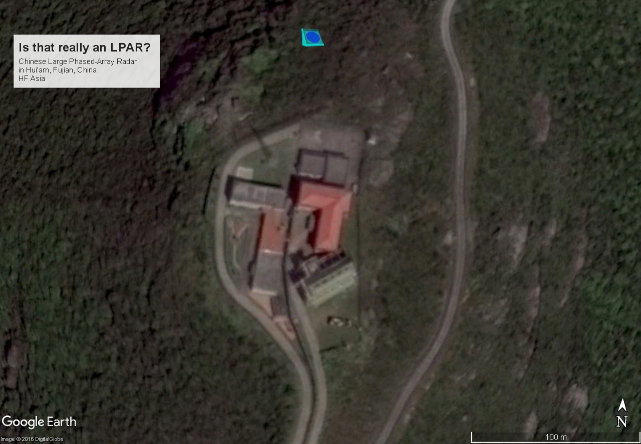 Taiwan strait: Is that really a LPAR at Hui'an site in Fujian?