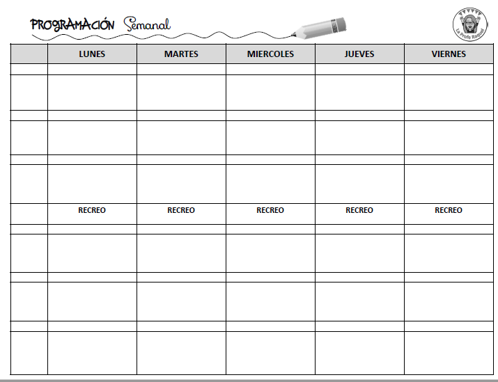 PROGRAMACIÓN SEMANAL
