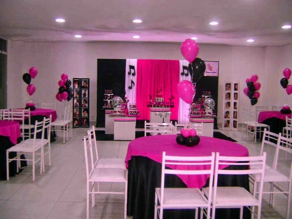 Decoração Festa Infantil : Decoração Balada Pink