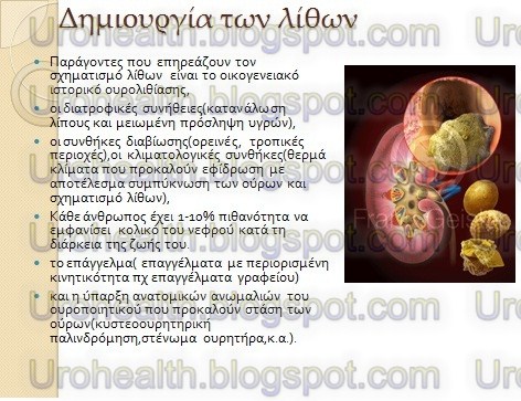 ΛΟΥΤΣΑΡΗΣ ΚΩΝΣΤΑΝΤΙΝΟΣ ΧΕΙΡΟΥΡΓΟΣ ΟΥΡΟΛΟΓΟΣ: ΛΙΘΙΑΣΗ ΟΥΡΟΠΟΙΗΤΙΚΟΥ