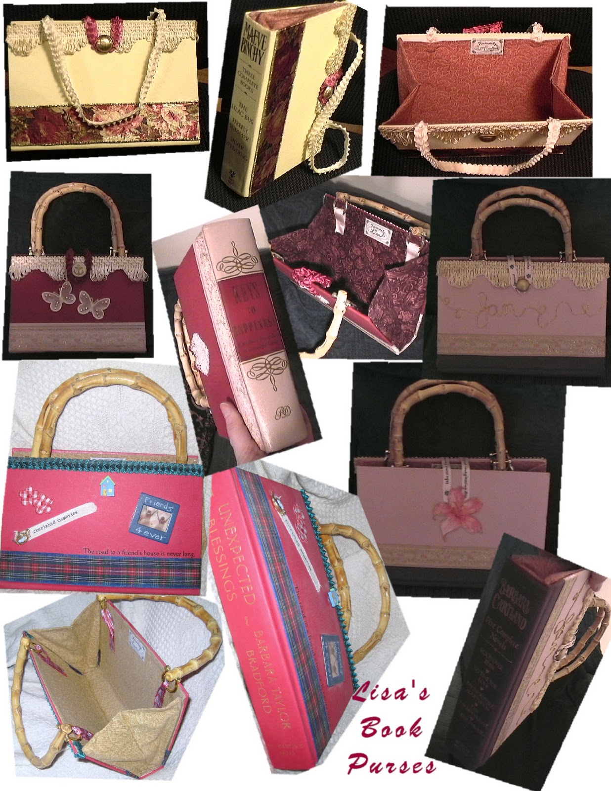 LoveLee Notes: Book Purses: Repurposing Two Gifts from One