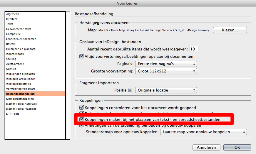 F vd Geest DTP: Tabellen updaten en opmaak behouden